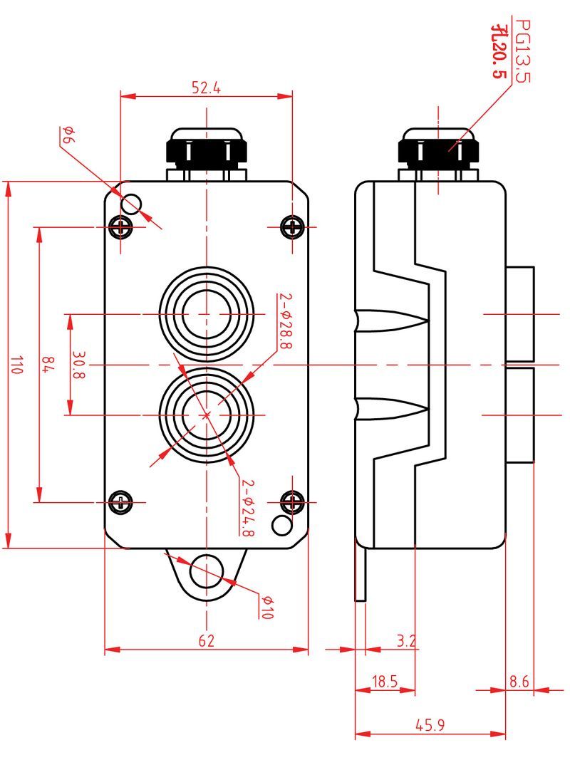Mafelec-EPB22 Mafelec Hoist Switch