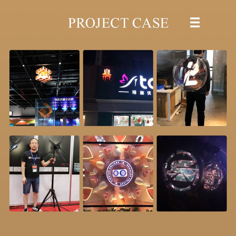 52cm holographic display